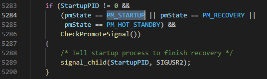 PostgreSQL数据库状态pmState——PM_STARTUP状态_postgres: startup waiting for 00000001000000000000-CSDN博客
