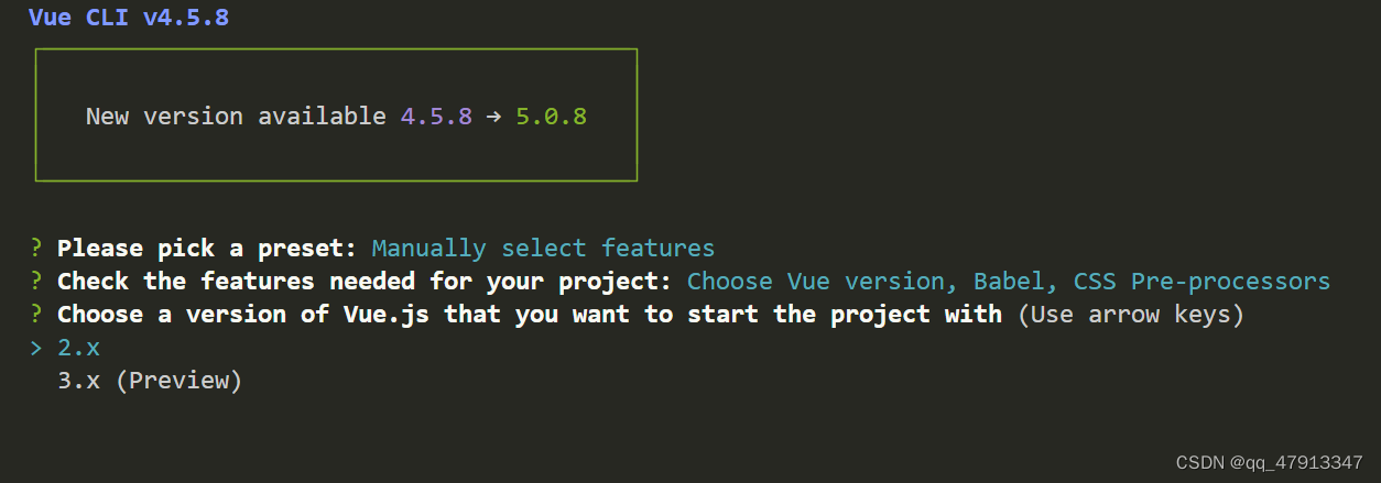 Vue从入门到实战5_pick the package manager to use when installing de-CSDN博客