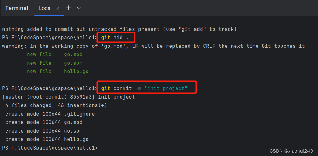 Go+GoLand+Git实现代码版本管理（六）_goland git-CSDN博客