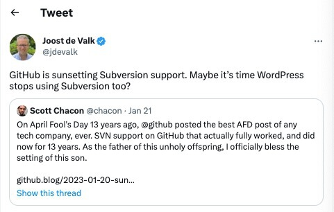 再见了，SVN！GitHub 宣布将淘汰 Subversion 支持-CSDN博客