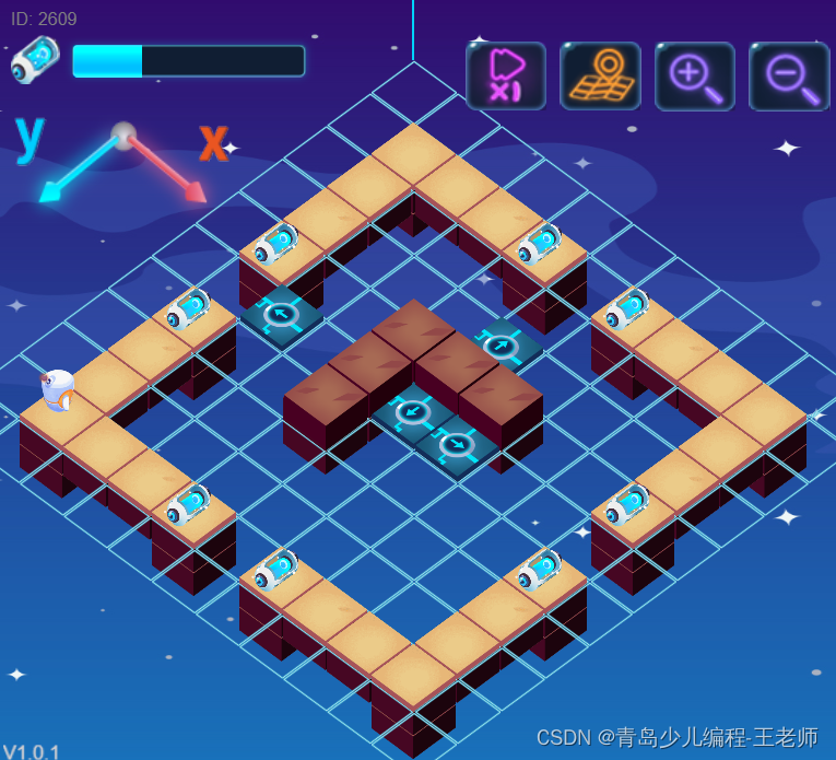 ICode国际青少年编程竞赛- Python-2级训练场-for循环练习2_icode for循环练习2-CSDN博客