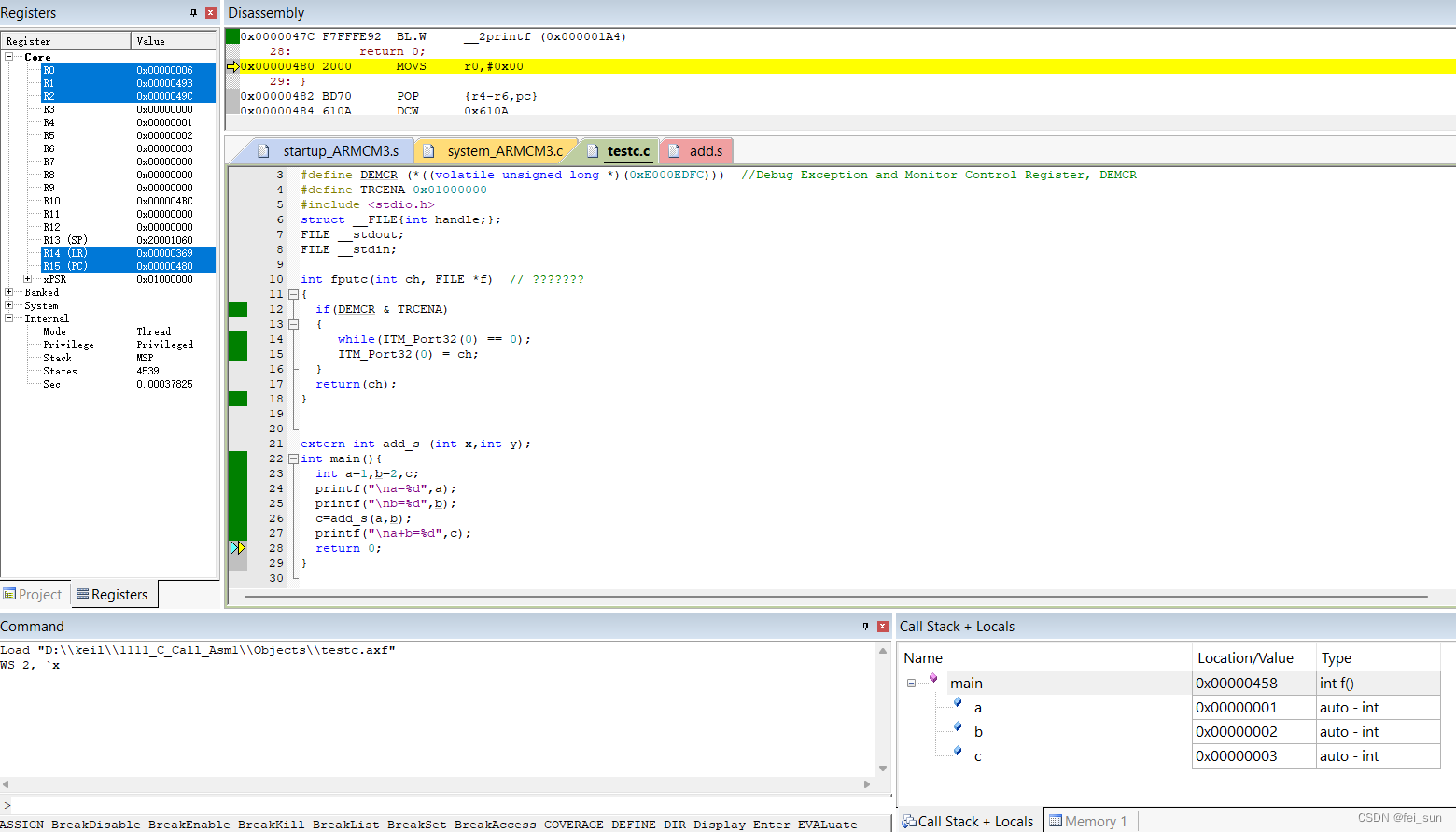 c调用汇编（two）-CSDN博客