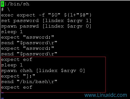 linux中expect修改密码,expect实现交互式密码修改-CSDN博客
