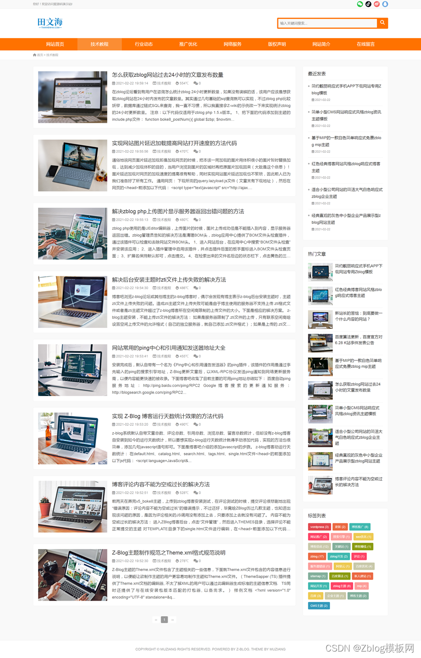 zblog主题模板：zblog博客CMS主题aymeight-CSDN博客