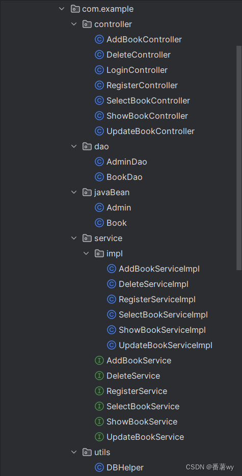 JavaWeb期末设计：图书管理系统（一步步教学，附源码）（更新中）_dbhelper.java在哪创建-CSDN博客
