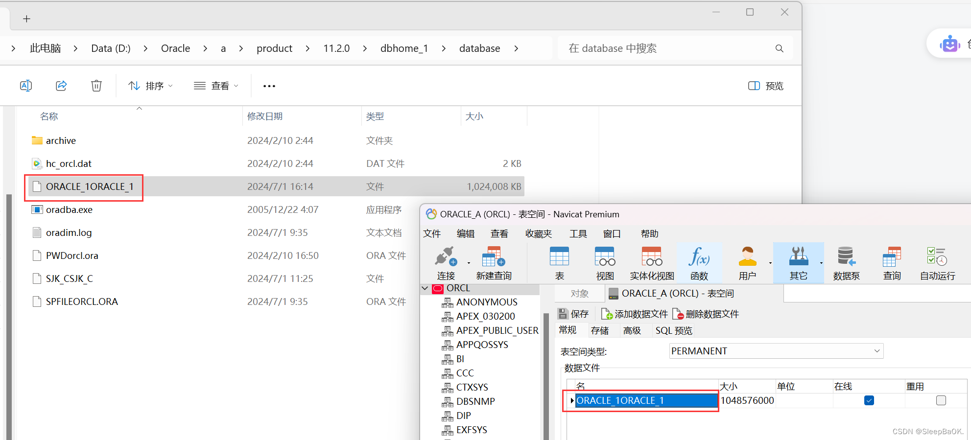 navicat使用Oracle（创建库以及用户，详细教程！！！）_navicat oracle 创建数据库-CSDN博客