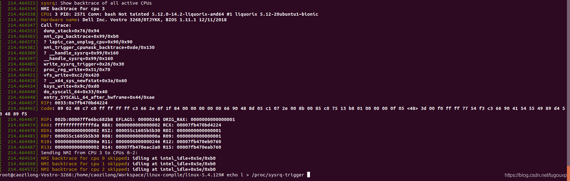 Linux内核sysrq调试调优_echo c sysrq-CSDN博客