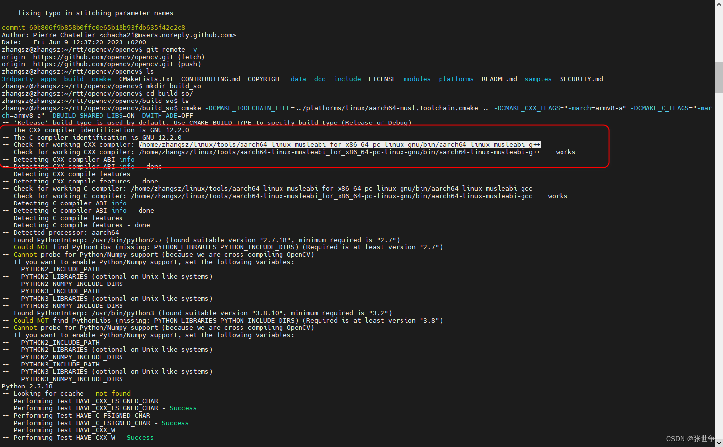 ubuntu 20.04 aarch64 平台交叉编译 opencv_aarch64-gnu.toolchain.cmake-CSDN博客