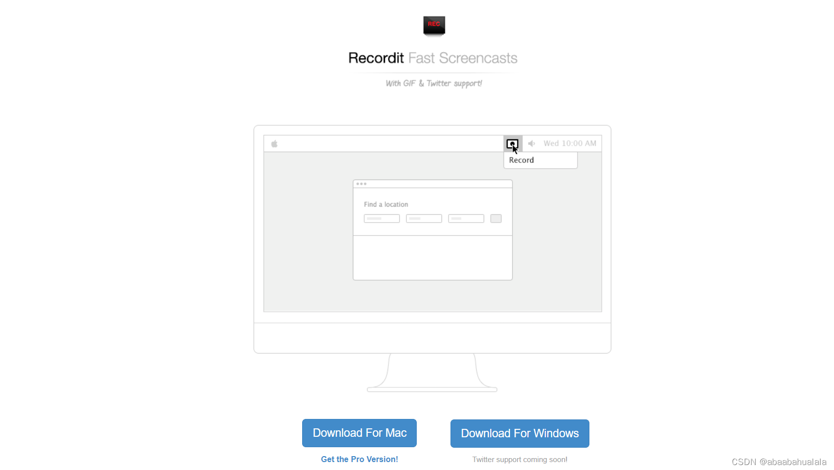 recordit：实现电脑录屏生成GIF的轻量级软件！！！极力推荐！！！_record it软件-CSDN博客
