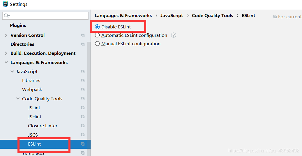 初识vue（8）—— webstorm 中已设置ES6仍爆红色波浪警告_webstorm中eslint自动校验关闭还是爆红-CSDN博客