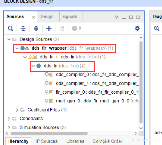 Vivado2018.2联合Matlab的FIR滤波器设计与仿真_coefficient structure inferred-CSDN博客