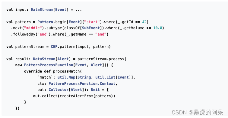 Flink CEP详解与示例-CSDN博客