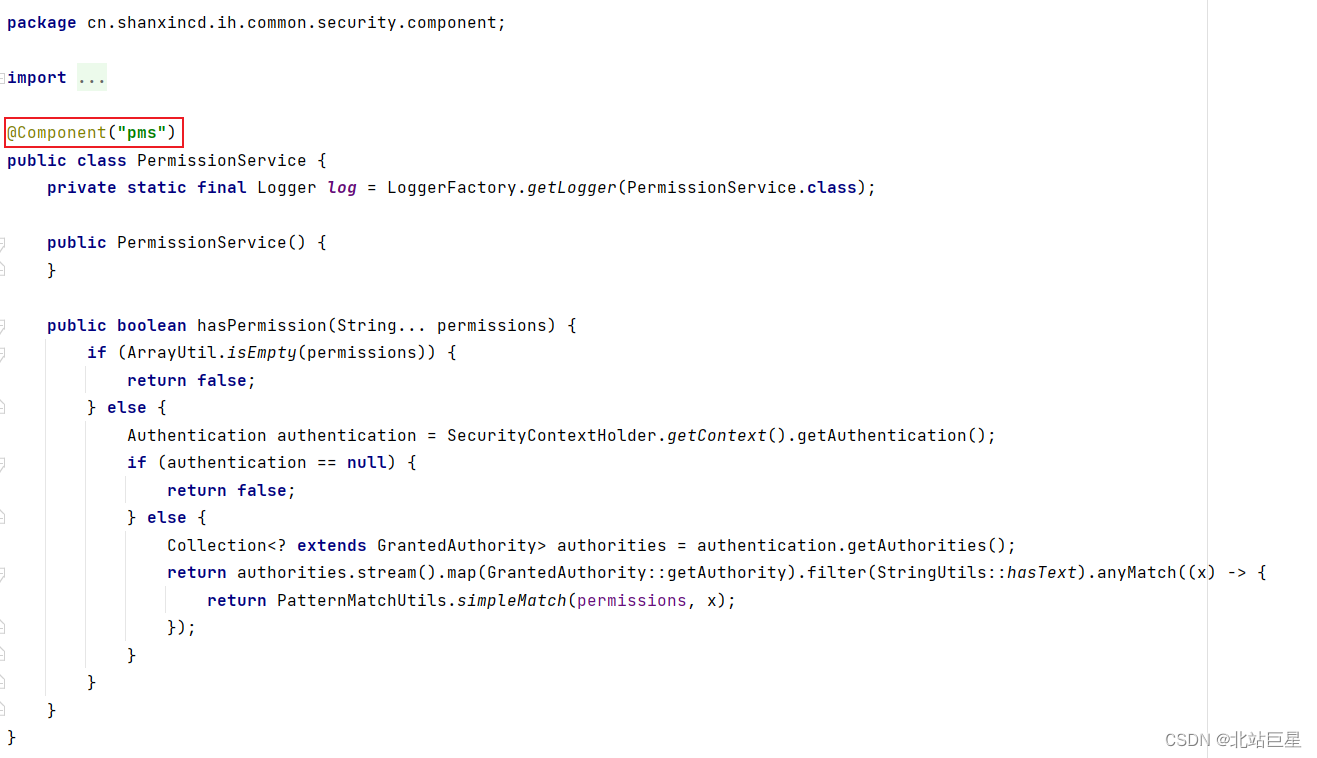关于@PreAuthorize注解的使用场景_pms.haspermission-CSDN博客