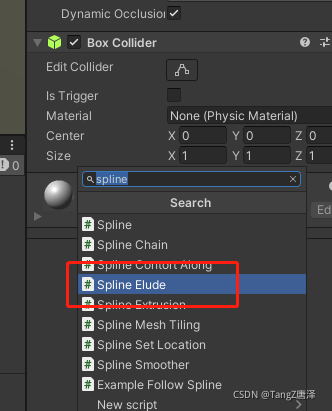 Unity 3D SplineMesh样条线工具扩展，链条制作,履带转动，绳子制作，调整弯曲度及一些好用的示例_unity splines-CSDN博客