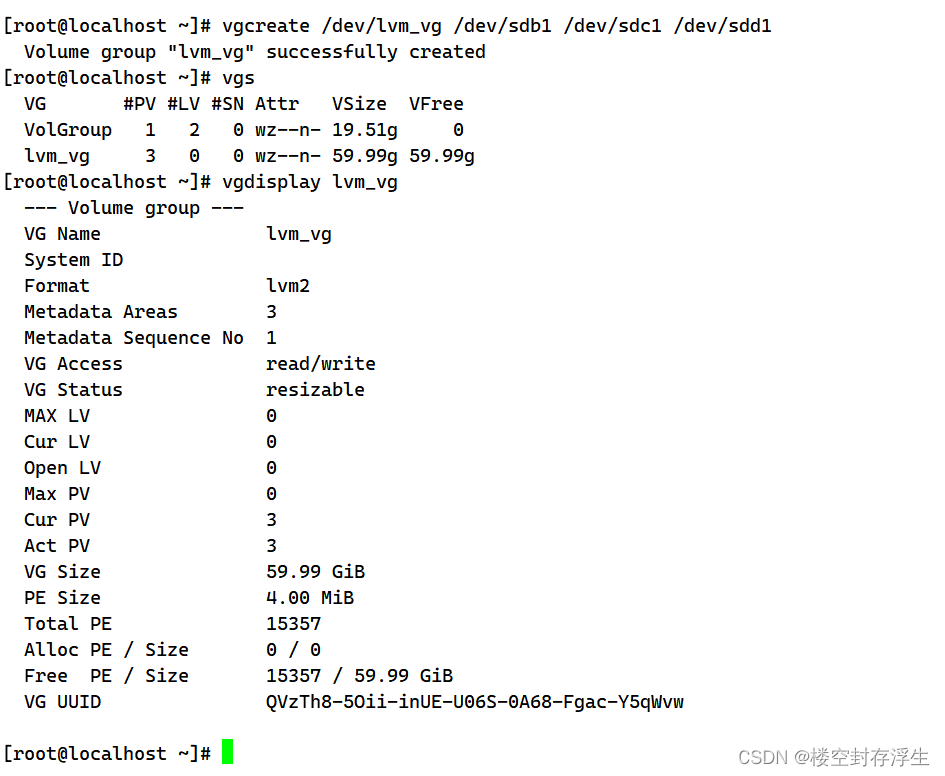 磁盘管理LVM分区与扩容_lvm磁盘扩容 ext4-CSDN博客