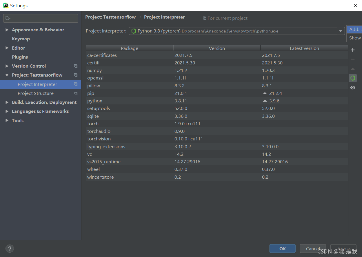 利用Anaconda安装tensorflow-gpu 2.4.0 + cuda11.1 + cudnn以及安装 pytorch 1.9.0 + cuda11.1_pip install ...