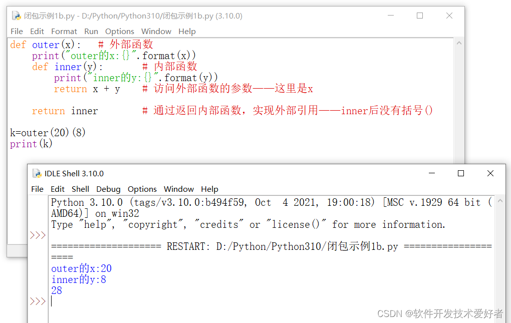 Python嵌套函数（Nested function）和闭包（closure）_python 嵌套函数-CSDN博客