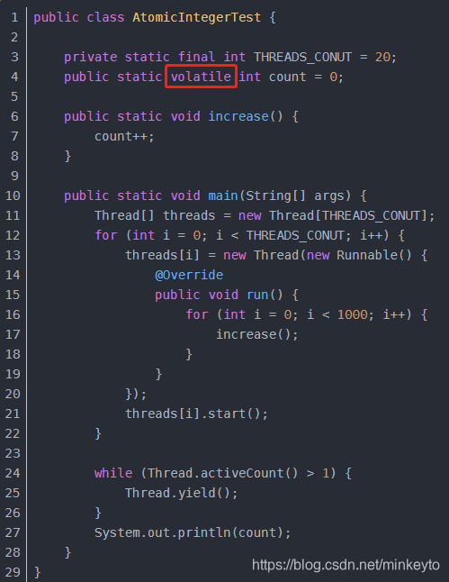 原子操作类AtomicInteger详解_atomicinteger 运算操作-CSDN博客