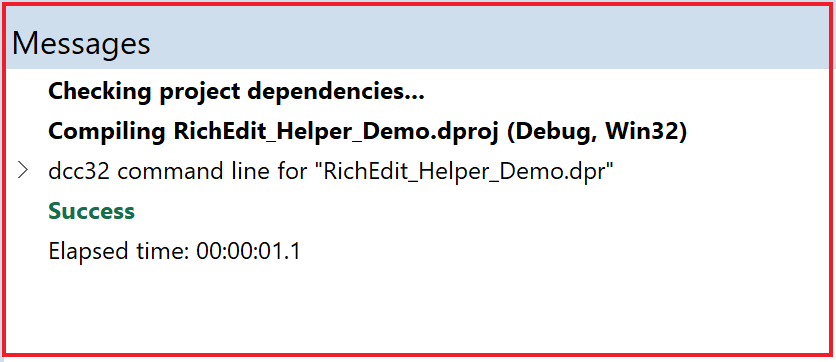 【Delphi】实现彩色日志显示框（TRichEdit Helper）_delphi写日志控件-CSDN博客