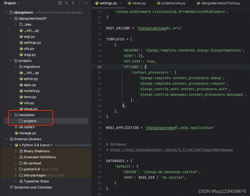 django学习03 模板 template_django template模版-CSDN博客