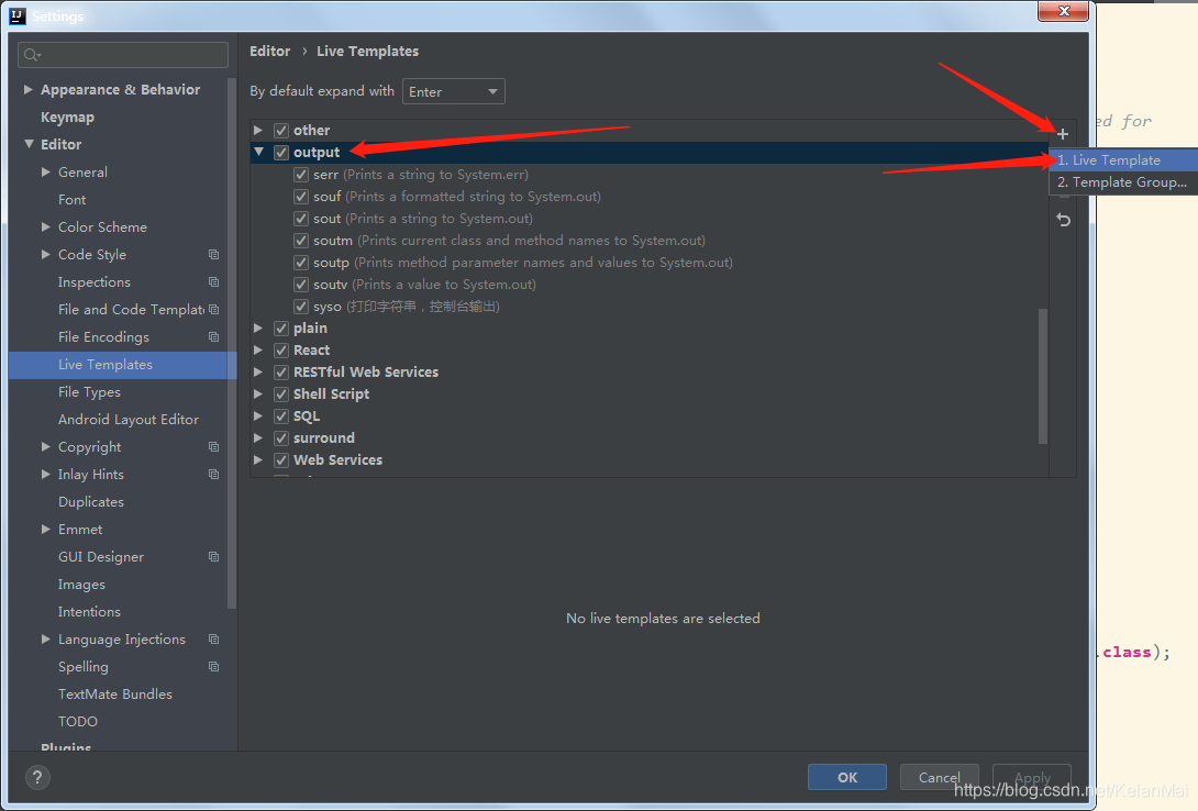 Idea 设置快捷缩写，如syso输出System.out.println();_idea设置语句缩写-CSDN博客