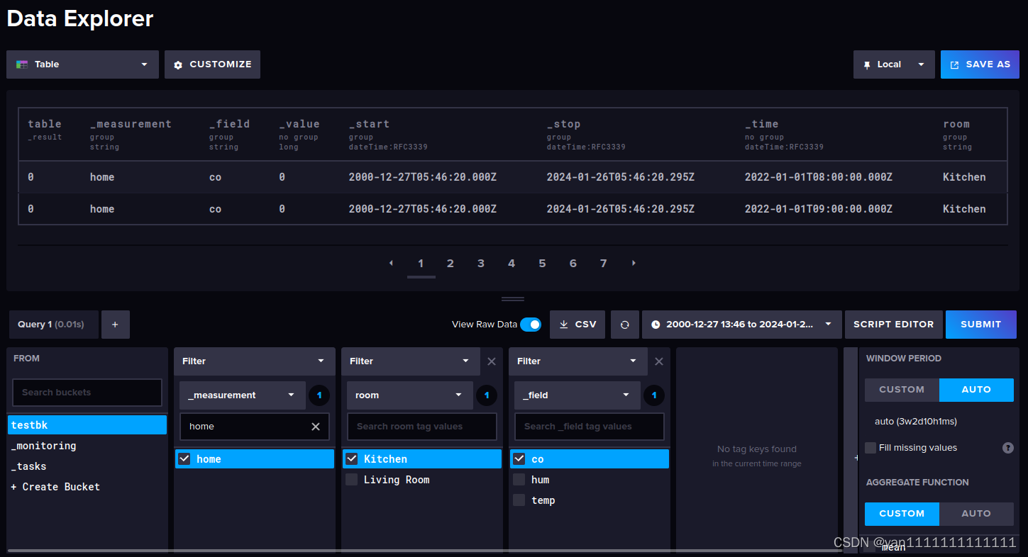 influxdb UI 数据管理模式-CSDN博客
