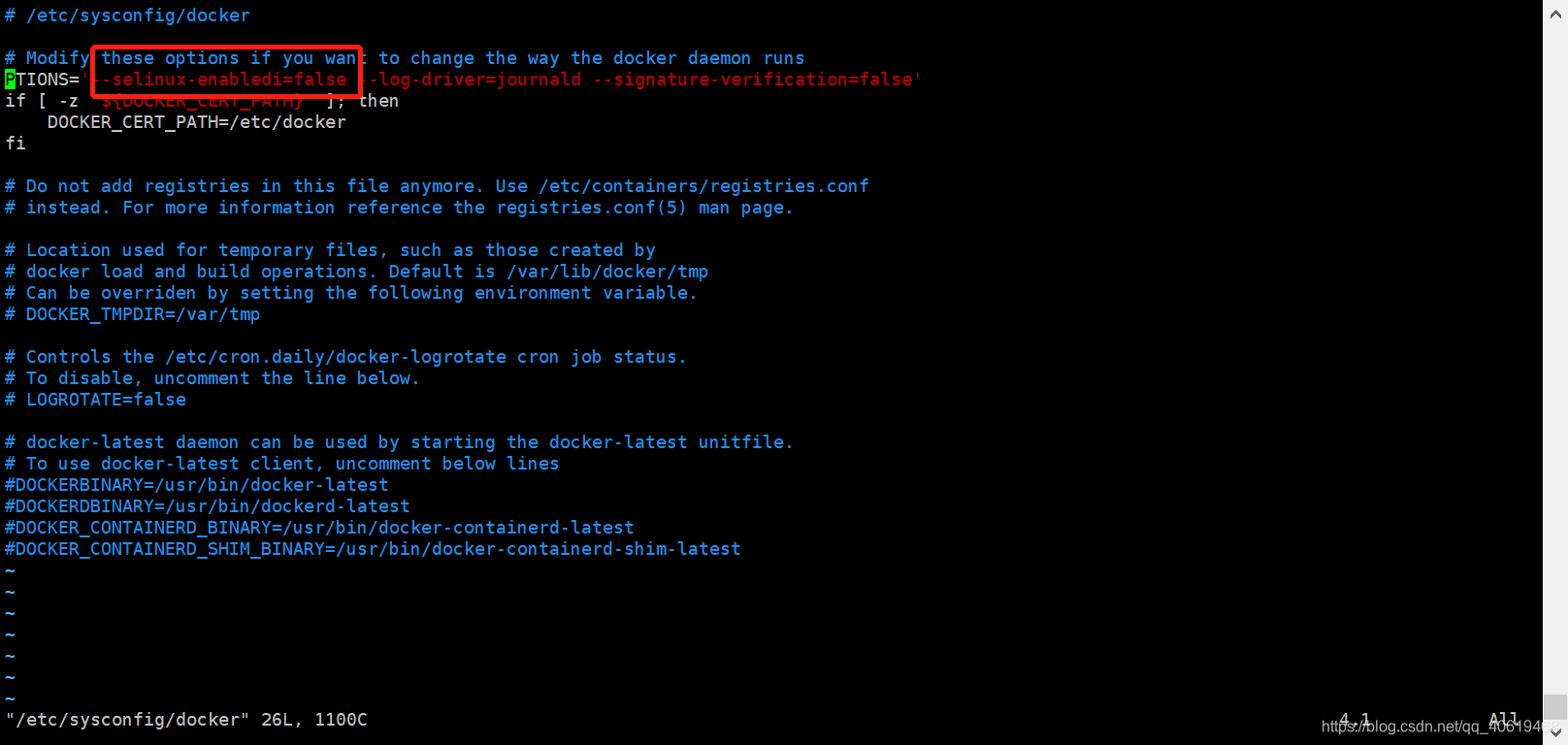 docker 启动失败Job for docker.service failed because the control process exited with error code. See ...