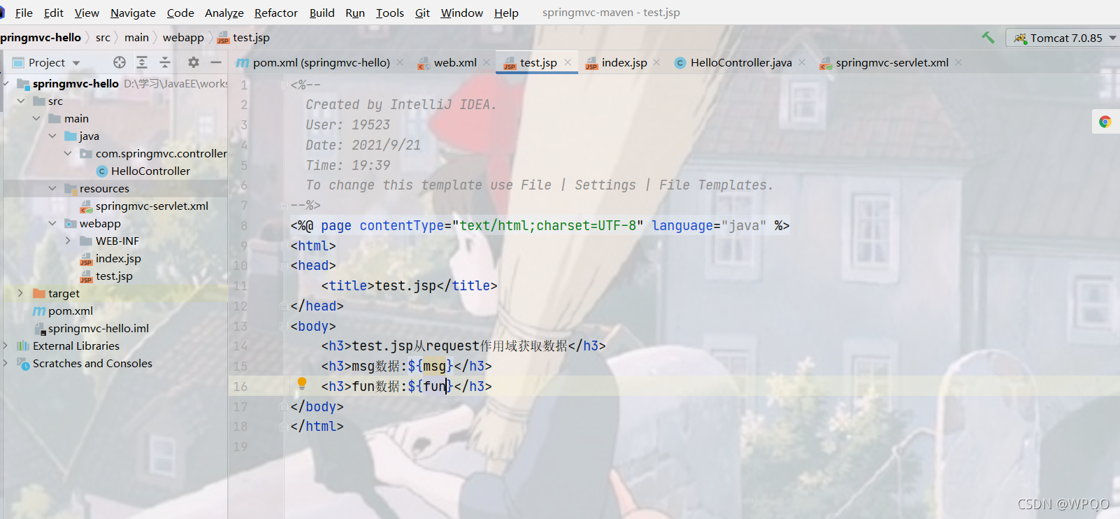 在idea中创建maven工程，搭建MVC框架，完成和servlet相似的操作_idea 新增基础项目 mvc结构-CSDN博客