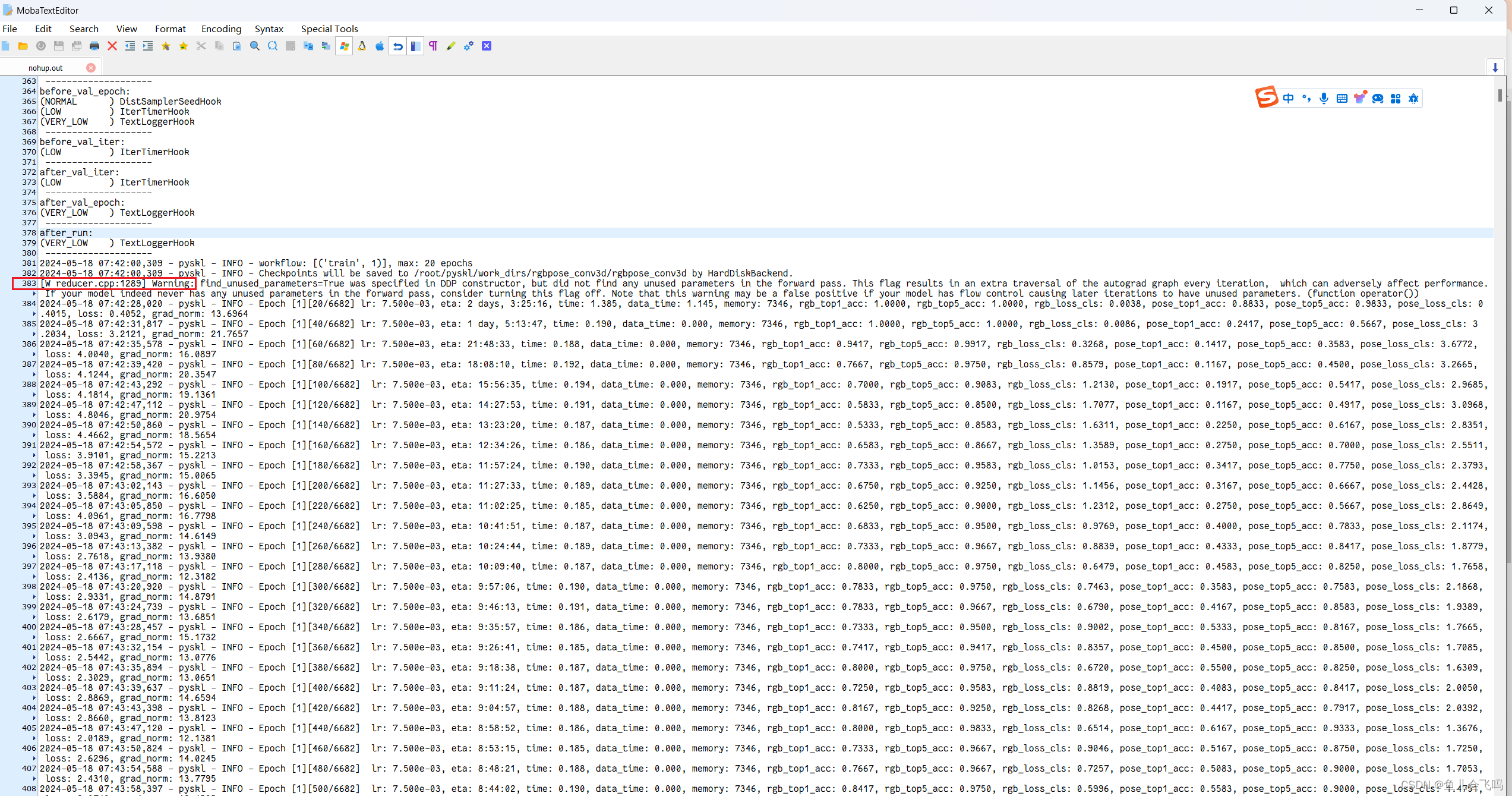 [W reducer.cpp:1289]是什么？_has any unused parameters in the forward pass-CSDN博客