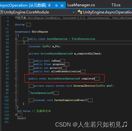 Lua - 调C#的 event Action completed 执行completed+=new_completed_lua c#事件 += 怎么-CSDN博客