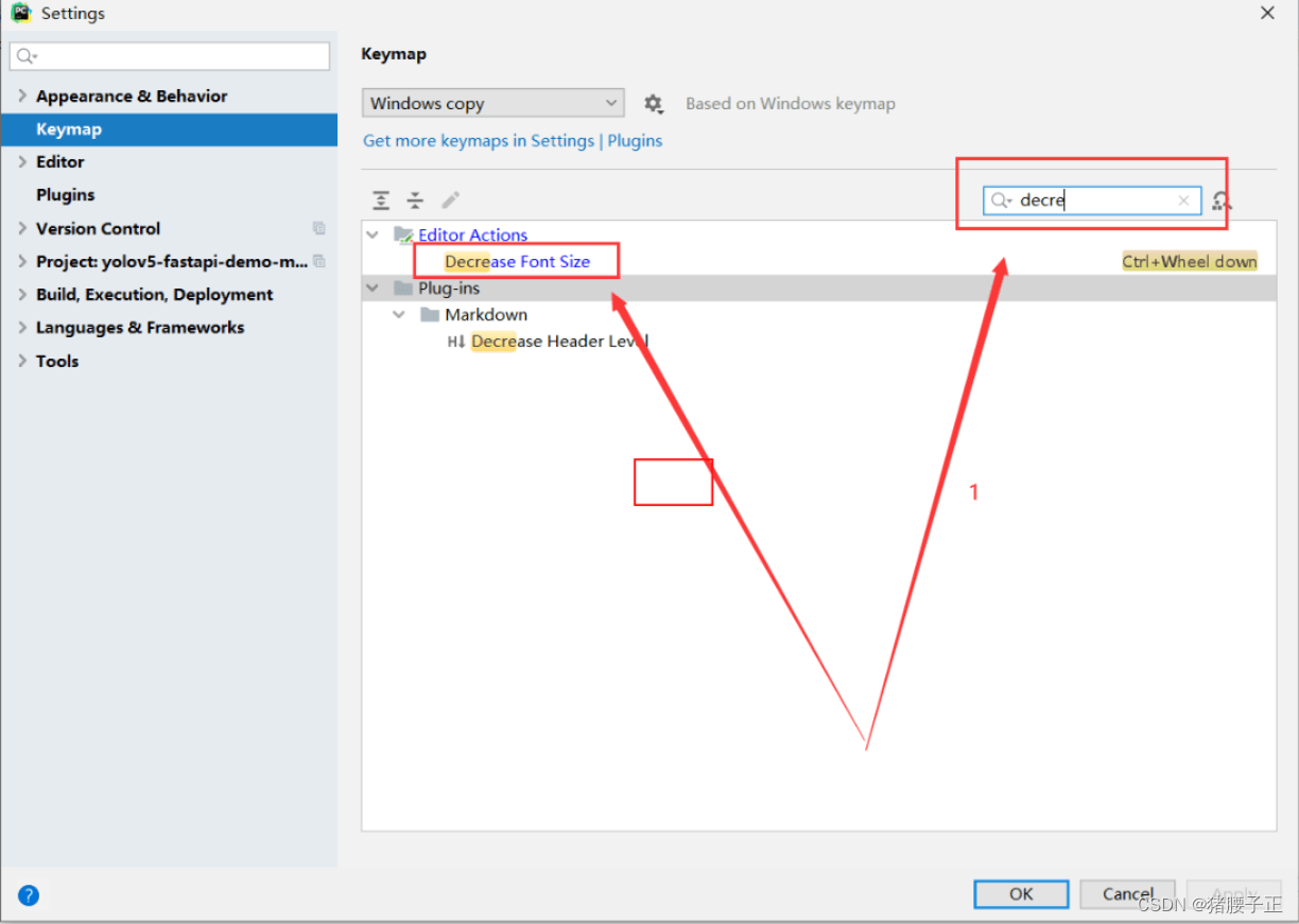 PyCharm面板ctrl+鼠标滚轮放大缩小代码_pycharm放大代码快捷键-CSDN博客