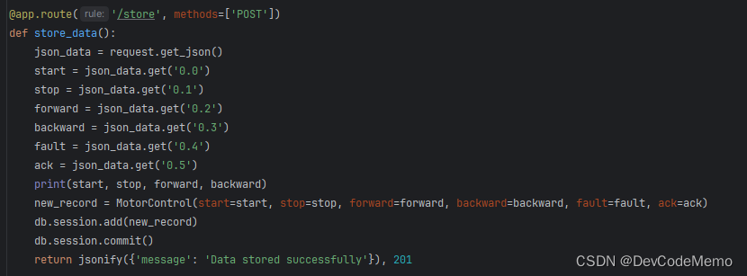 Python学习笔记-Flask接收post请求数据并存储数据库_python flask post-CSDN博客