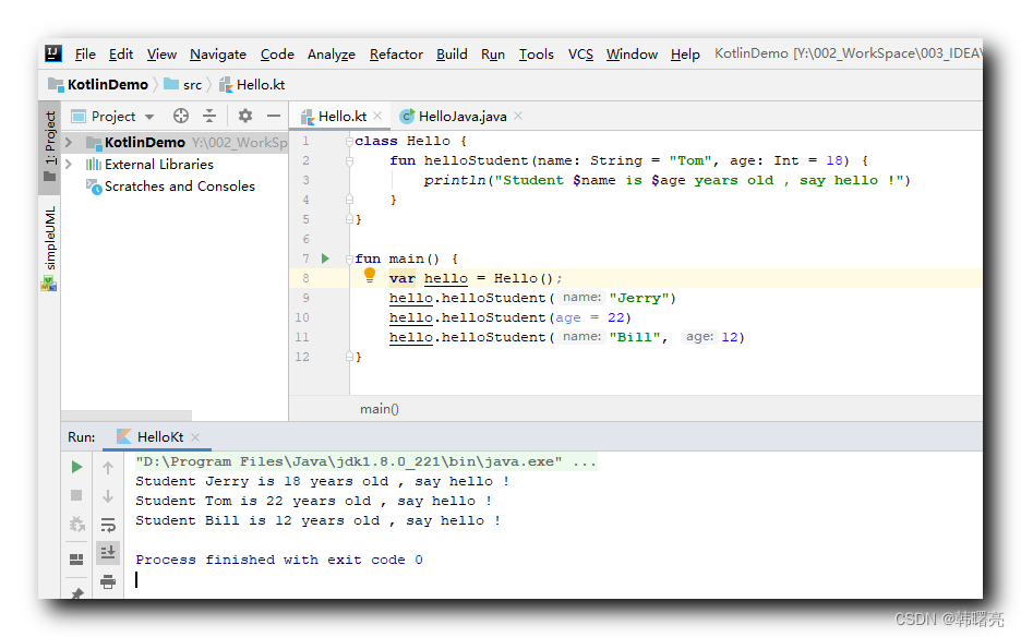 【Kotlin】Kotlin 与 Java 互操作 ② ( @JvmField 注解字段给 Java | @JvmOverloads 注解修饰函数 | @JvmStatic 注解声明静态成员 ...