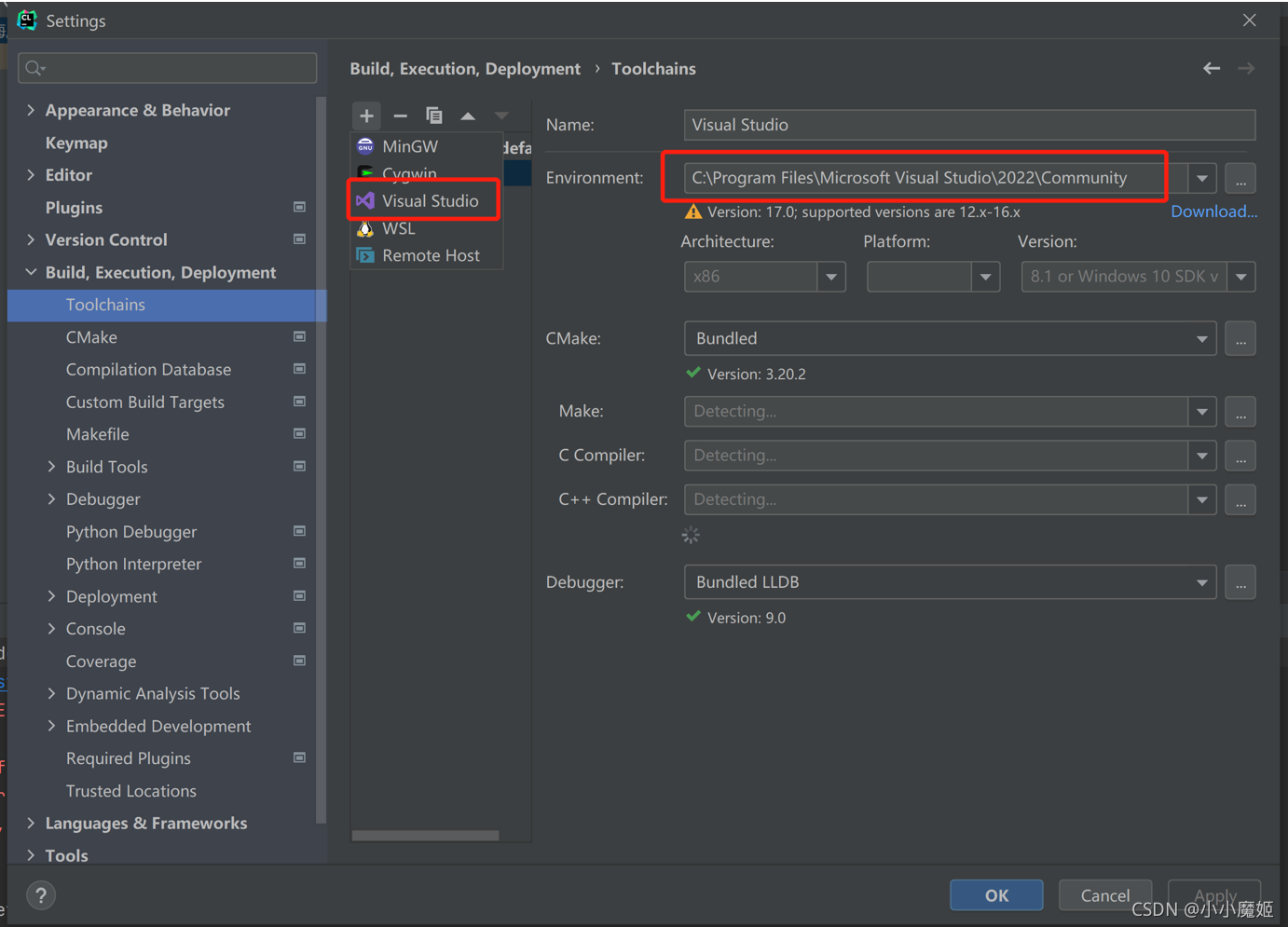 CLion配置visual studio-CSDN博客