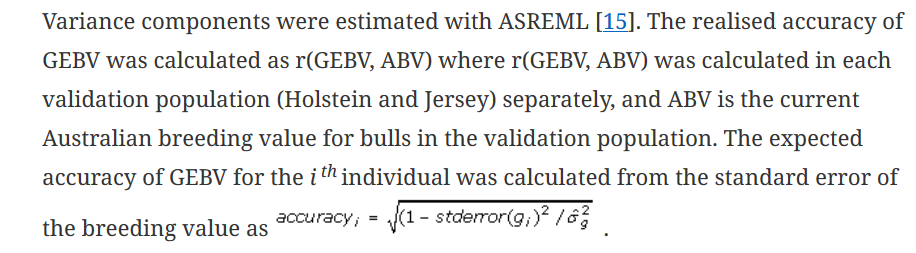 BLUP育种值如何计算准确性_blup values-CSDN博客