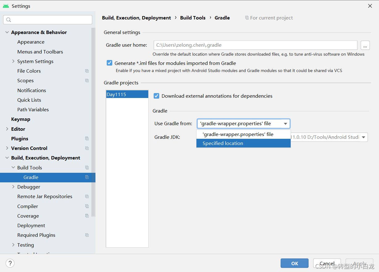 Android Studio2020.3.5 错误：Could not load wrapper properties from XXX-CSDN博客