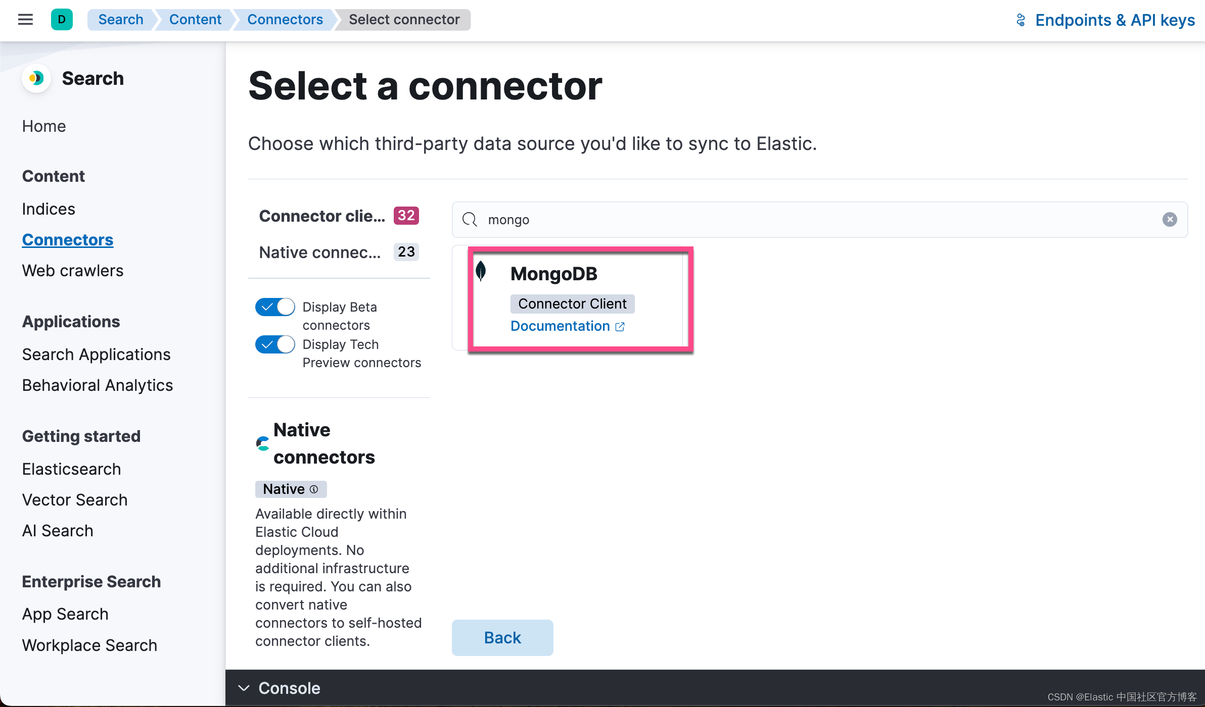Elasticsearch:使用 Mongodb Connector 同步数据到 Elasticsearchmongodb Connector For Elasticsearch Csdn博客