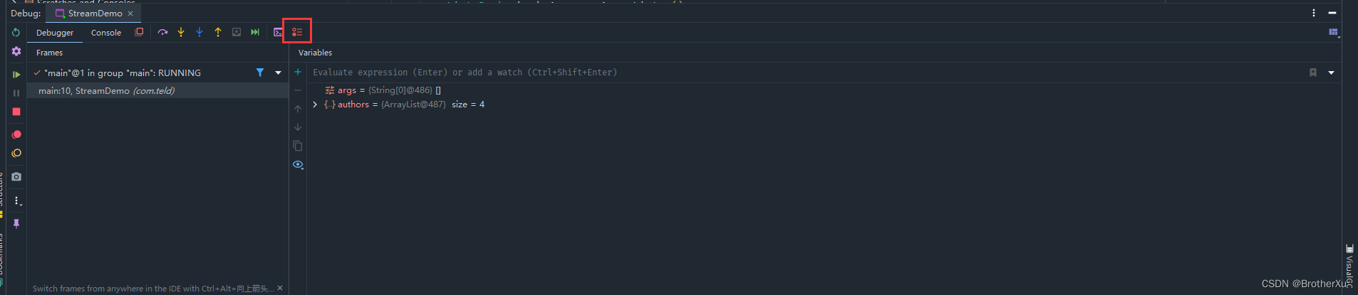 使用IDEA的StreamTrace功能调试Stream_trace current stream chain黑色-CSDN博客