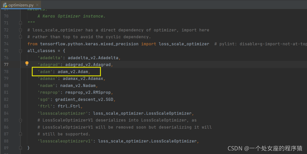 成功解决ImportError: cannot import name ‘adam‘ from ‘tensorflow.python ...
