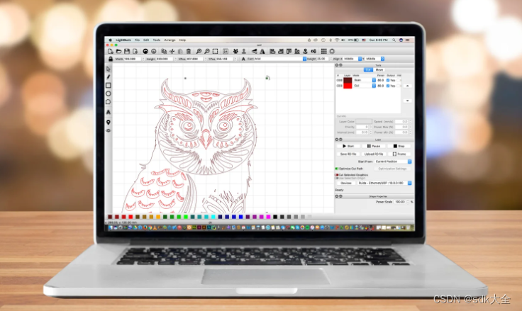 激光切割机布局编辑和控制软件:LightBurn Crack-CSDN博客