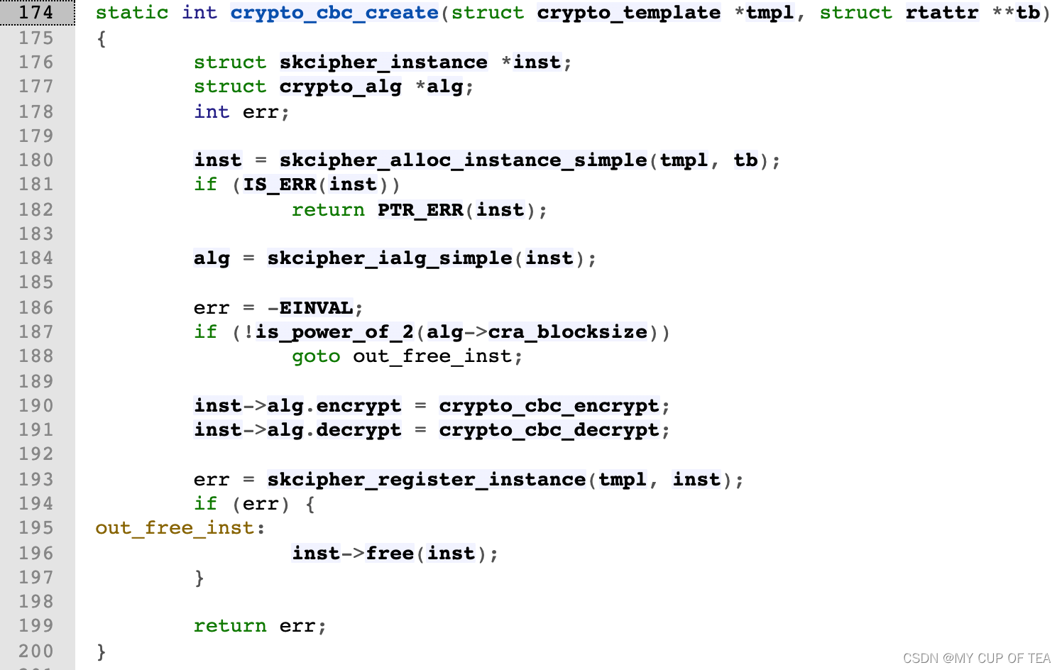 Linux加密框架 crypto 算法模板 CBC模板举例_skcipher alloc instance simple-CSDN博客