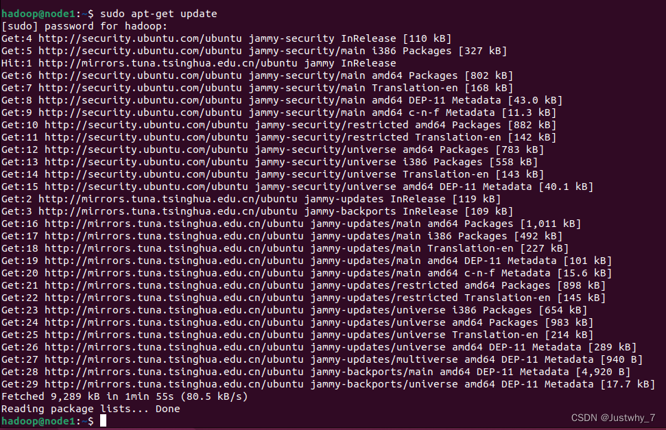 安装Hadoop并运行自带实例_运行hadoop自带的wordcount实例检测是否运行正常。-CSDN博客