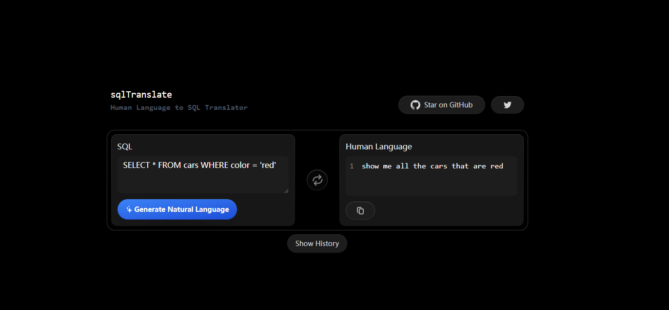一款利用人工智能将自然语言查询转换为 SQL 代码的互译工具 - SQL Translator-CSDN博客