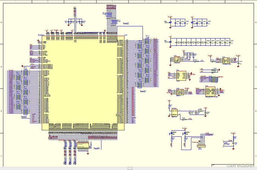 基于CYCLONE EP1C6 FPGA +RTL8208B+TFP410设计的DVI分配器 protel99SE 硬件(原理图+PCB ...