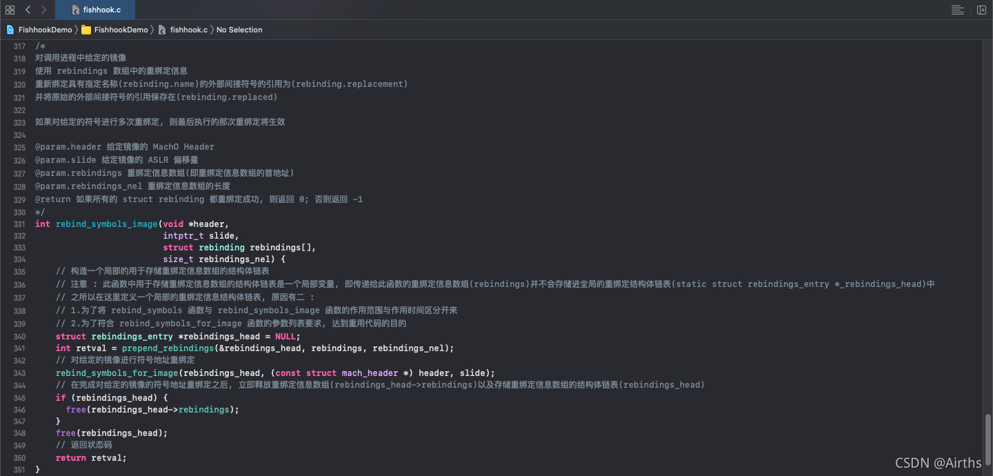 fishhook（二）：基本使用 && 源码分析_fishhook 使用-CSDN博客