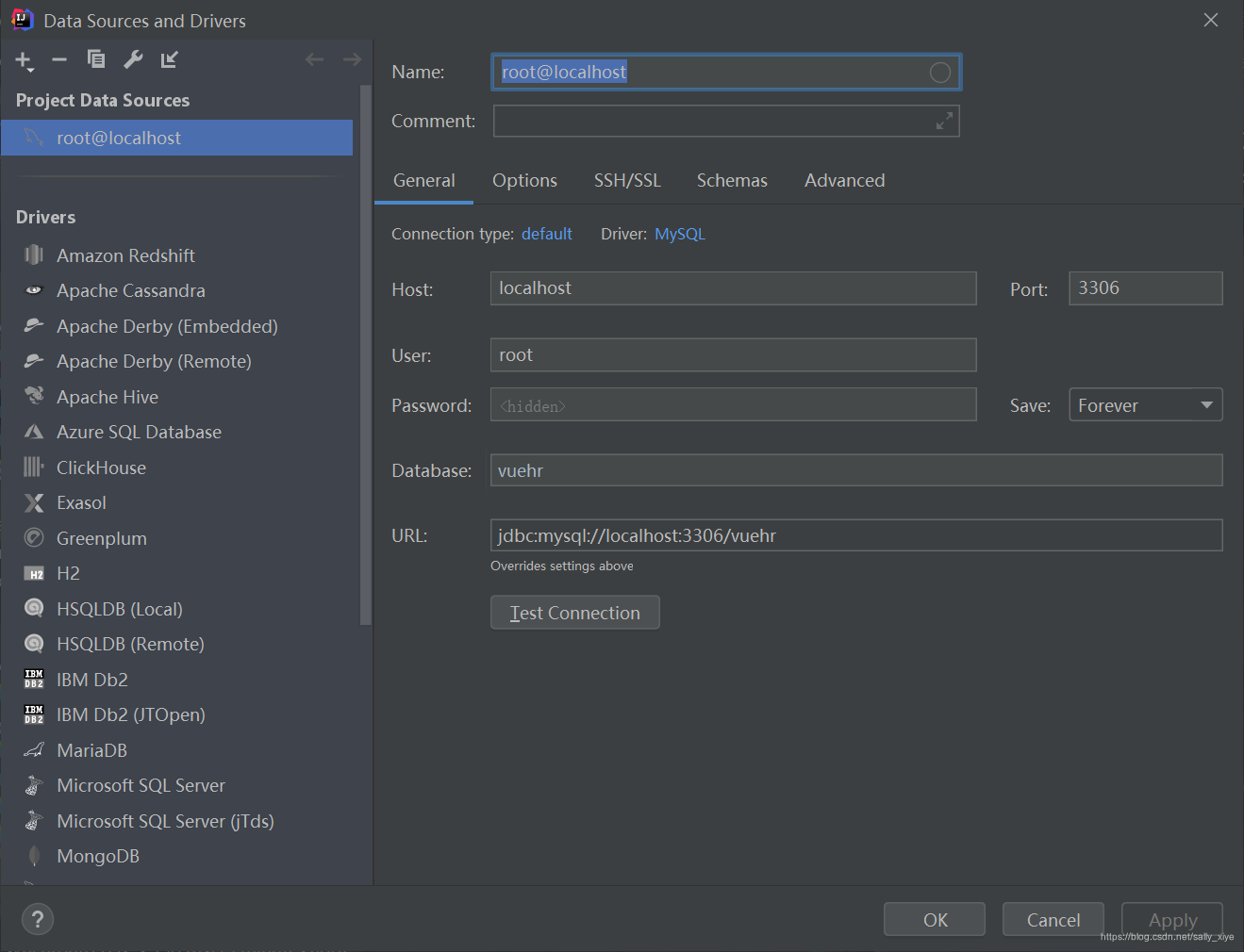IDEA连接Mysql报错，Server returns invalid timezone. Go to ‘Advanced‘ tab and set ‘serverTimezone ...