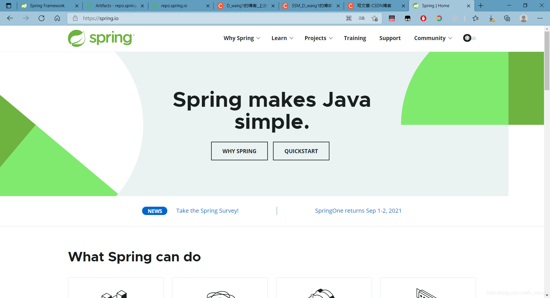 Spring框架下载步骤(附Spring 5.2.5压缩包)_spring 5.2.25 下载-CSDN博客