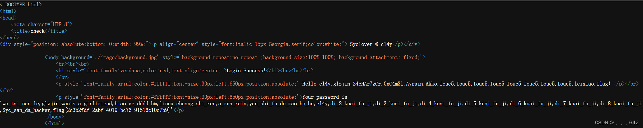 [极客大挑战 2019]LoveSQL-CSDN博客