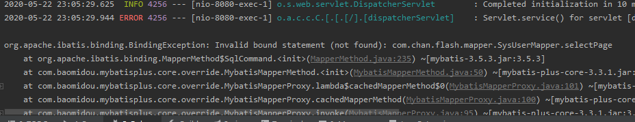 使用mybatis-plus BaseMapper 遇到的小毛病Invalid bound statement (not found)（大坑）解决记录，蠢哭_basemapper 中的方法全部 ...